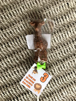 Giraffe Chocolate Lollipop - A Little Gift of Love