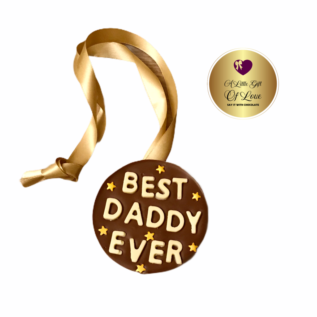 Best Dad Chocolate Medal - A Little Gift of Love
