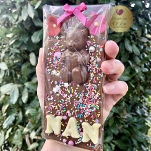 Teddy Bear Chocolate Bar - A Little Gift of Love